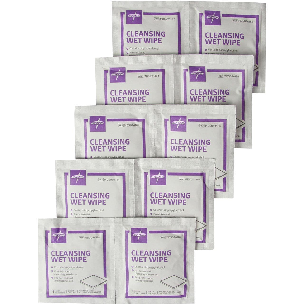 Hand hygiene cleansing wipes - 30-1065 - Rescue Essentials - pack of 10