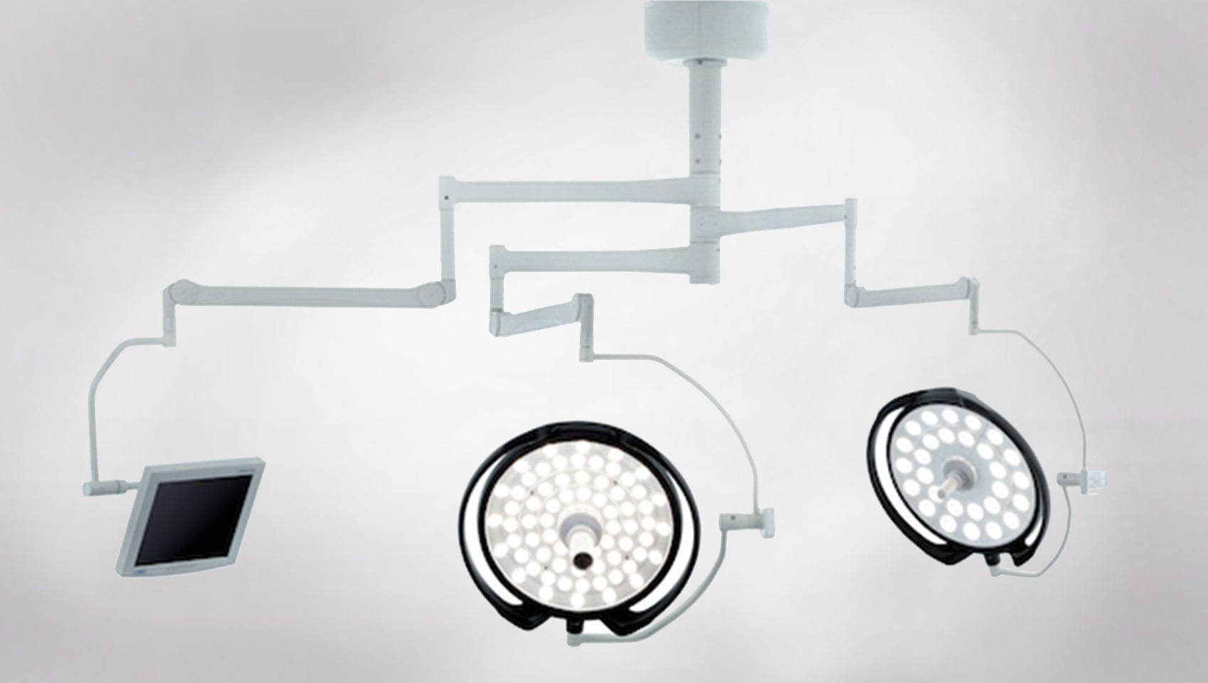 Ceiling-mounted surgical light - CL-620 CM - Üzümcü Hospital Equipment ...