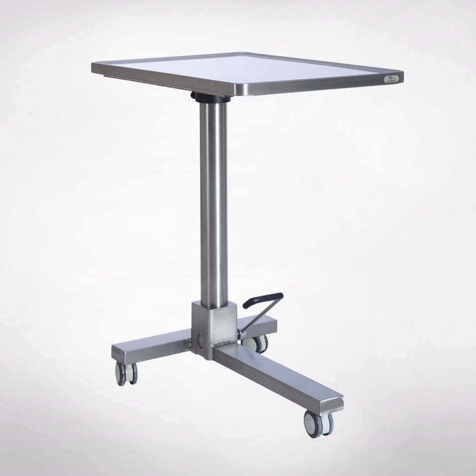 Stainless steel instrument table - 24001 - Üzümcü Hospital Equipment