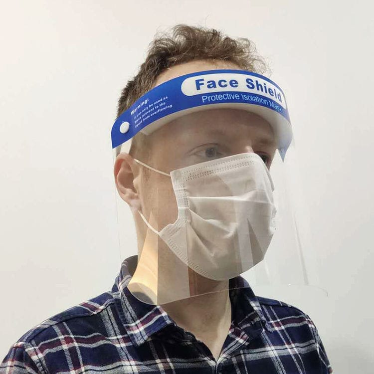 Blue face-shield - Tangshan UMG Medical Instrument - white / green ...