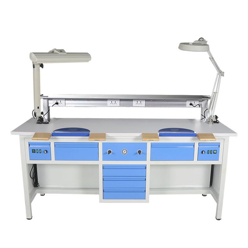 Dental laboratory workstation with light - TT-2 - Tangshan UMG Medical ...
