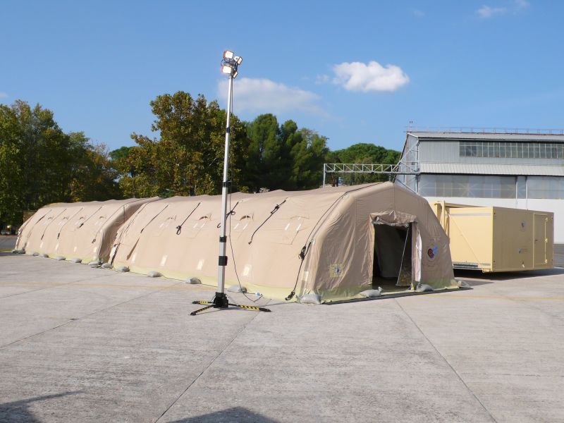 Inflatable emergency tent - EMERGENCY SOLUTIONS SRL - large capacity