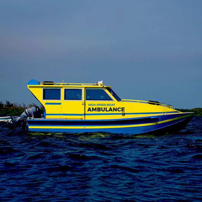 Rescue ambulance - HIGH SPEED - Timak Shpk - intensive care / boat / type C