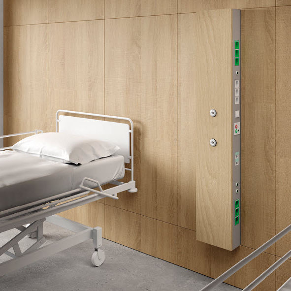 Vertical bed head unit - Ardys-W - Norclinic