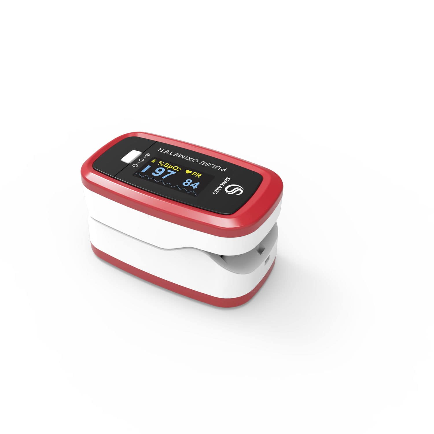 Fingertip pulse oximeter - CMS50D - Semcares - compact / medical / home ...