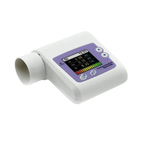 Electronic spirometer - SP10 - Semcares - hand-held / for lung exercise ...