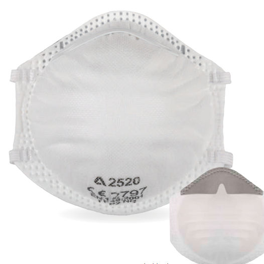 FFP2 respirator mask - 2520 - Globus Group - valveless / cup shaped ...