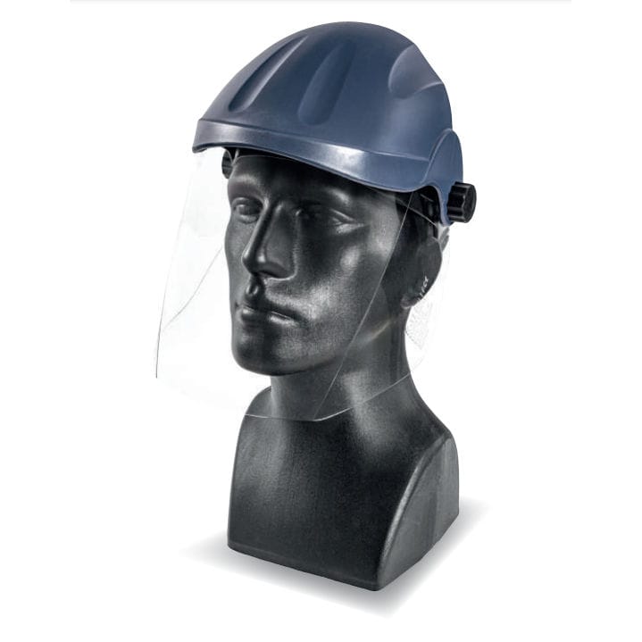 Polycarbonate face-shield - 4430 Tomcat - Globus Group - blue / laboratory