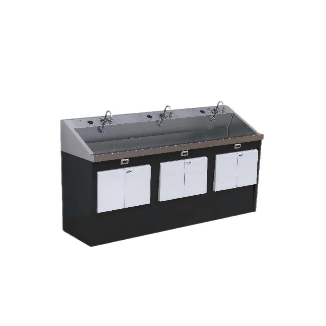 3-bay surgical sink - FY-ZFS - Jiangsu Fuyou Medical - stainless steel ...