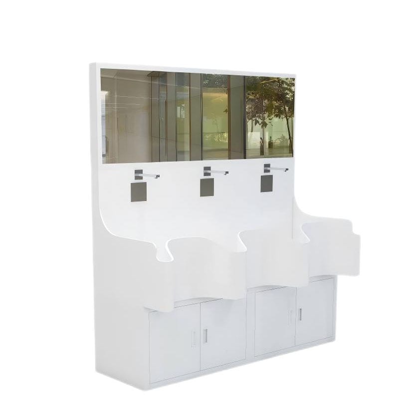 3-bay surgical sink - FY-WA01 - Jiangsu Fuyou Medical - stainless steel ...