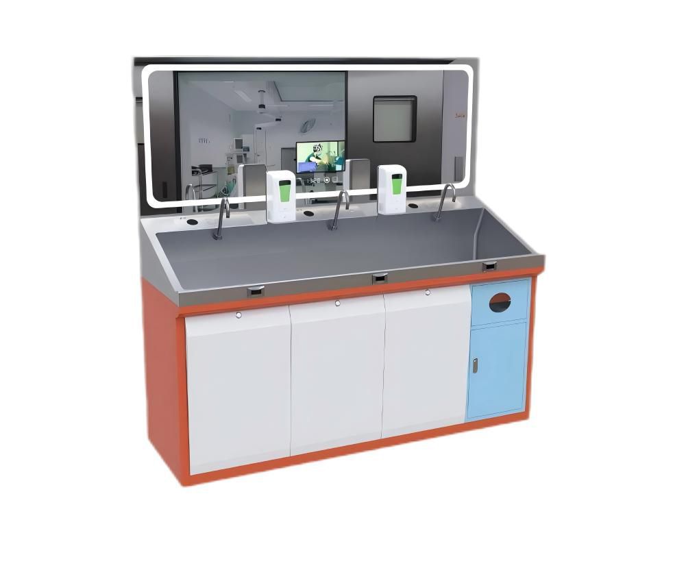 3-bay surgical sink - FY-FSC01 - Jiangsu Fuyou Medical - stainless ...