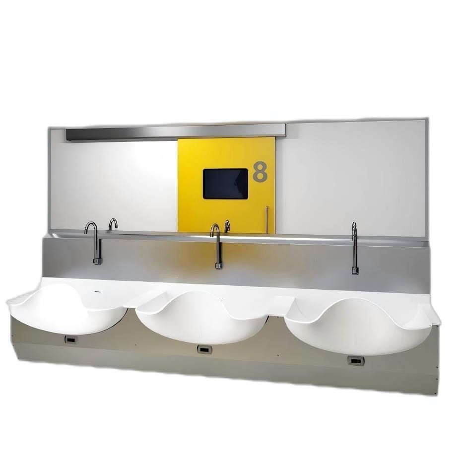 3-bay surgical sink - FY-SS01 - Jiangsu Fuyou Medical - stainless steel ...