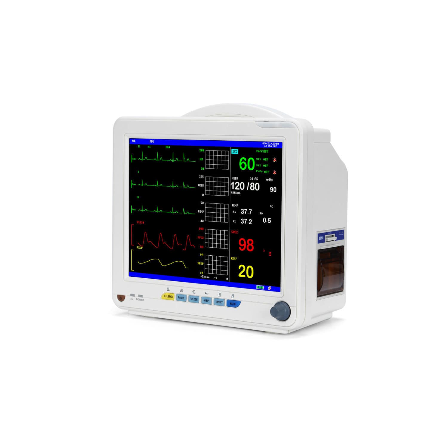 Tabletop multiparameter monitor - SNP900N - Fatali Medical - ECG / RESP ...