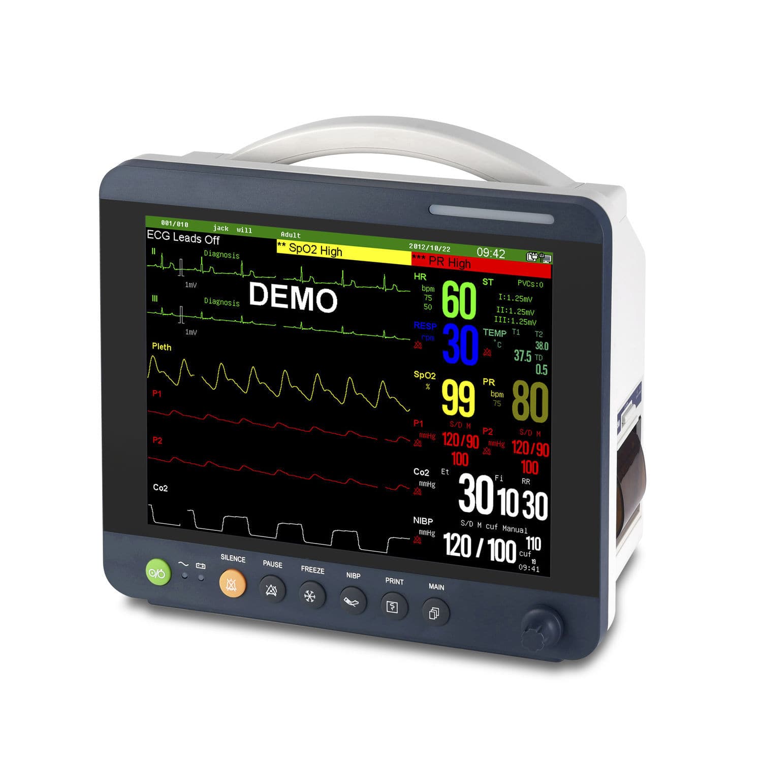 Portable patient monitor - SNP900H - Fatali Medical - tabletop ...