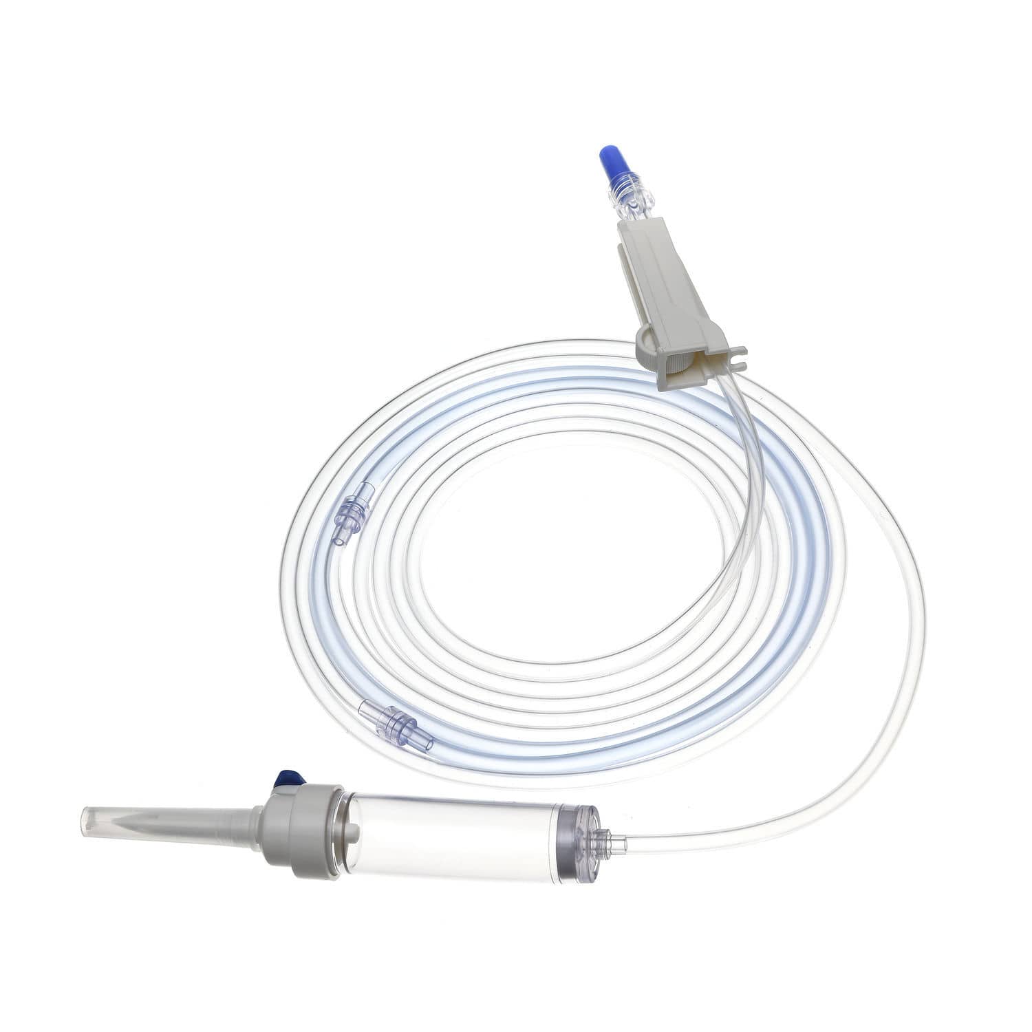 Infusion set with drip chamber - BQ-P190012 - BQ+ Medical - with latex ...