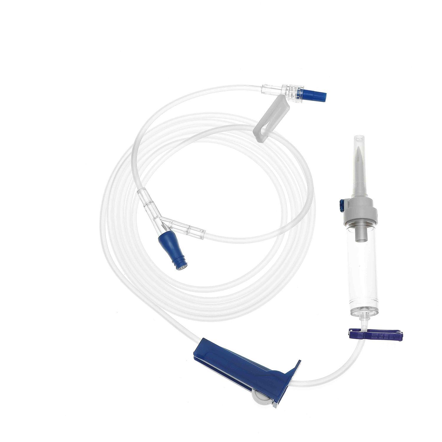 Veterinary IV infusion set - A001 - BQ+ Medical - with drip chamber ...