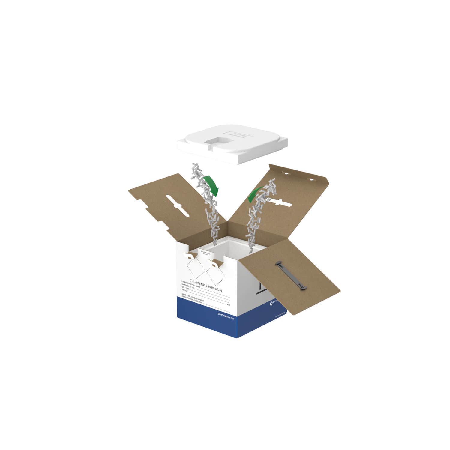 Biological samples packaging box - BioTherm 30 Dry Ice - DGP Intelsius ...