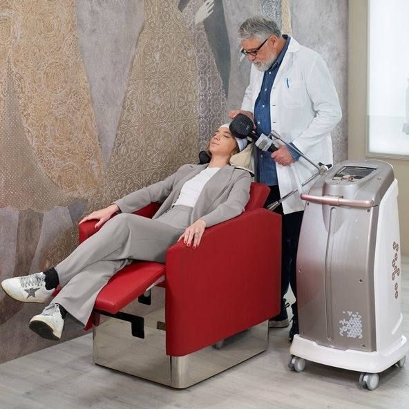 TMS + rTMS transcranial magnetic stimulator - Blossom TMS™ - Sebers Medical