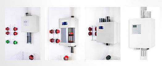 Hospital pneumatic tube system - Woodmans Meditech - laboratory