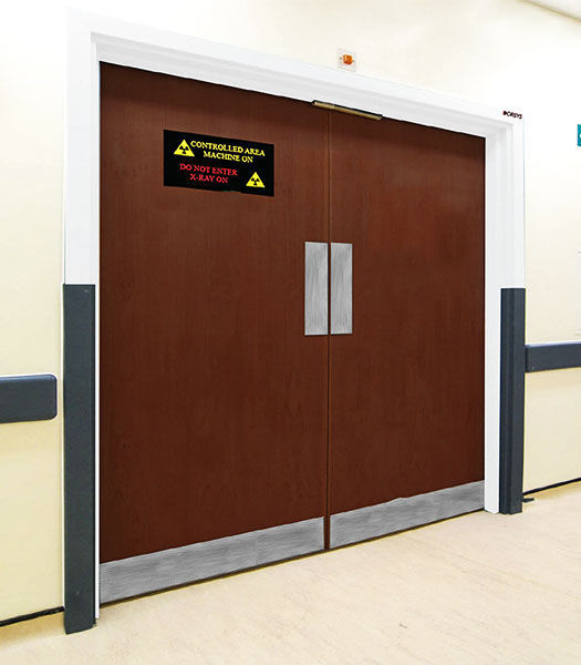 Radiation protection door - Woodmans Meditech - shielded / hospital ...