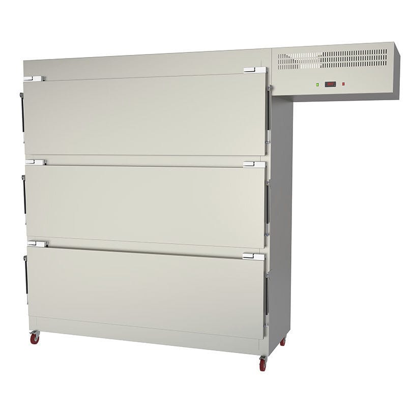 Body tray mortuary cabinet - MBR310 - Proxenon - 3-body / side-loading ...