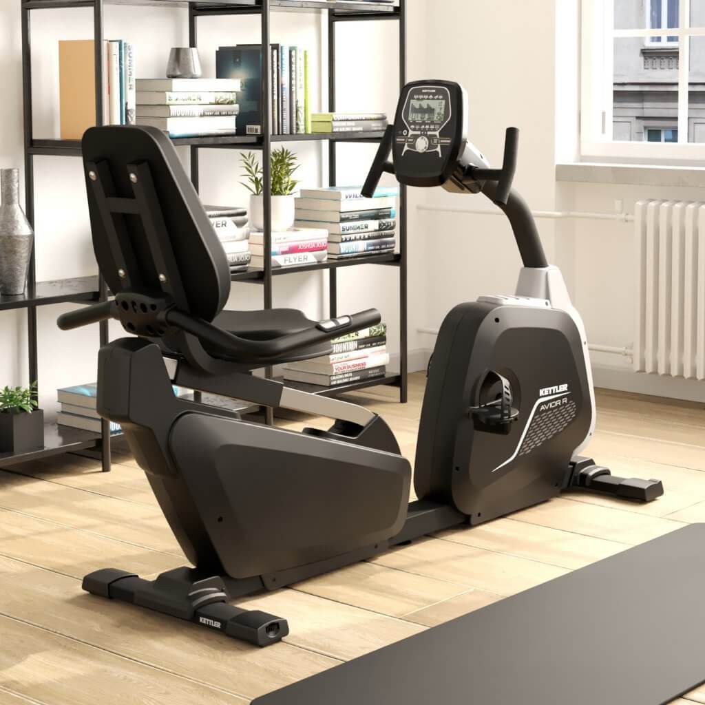 Semi-recumbent ergometer exercise bike - AVIOR R - Kettler