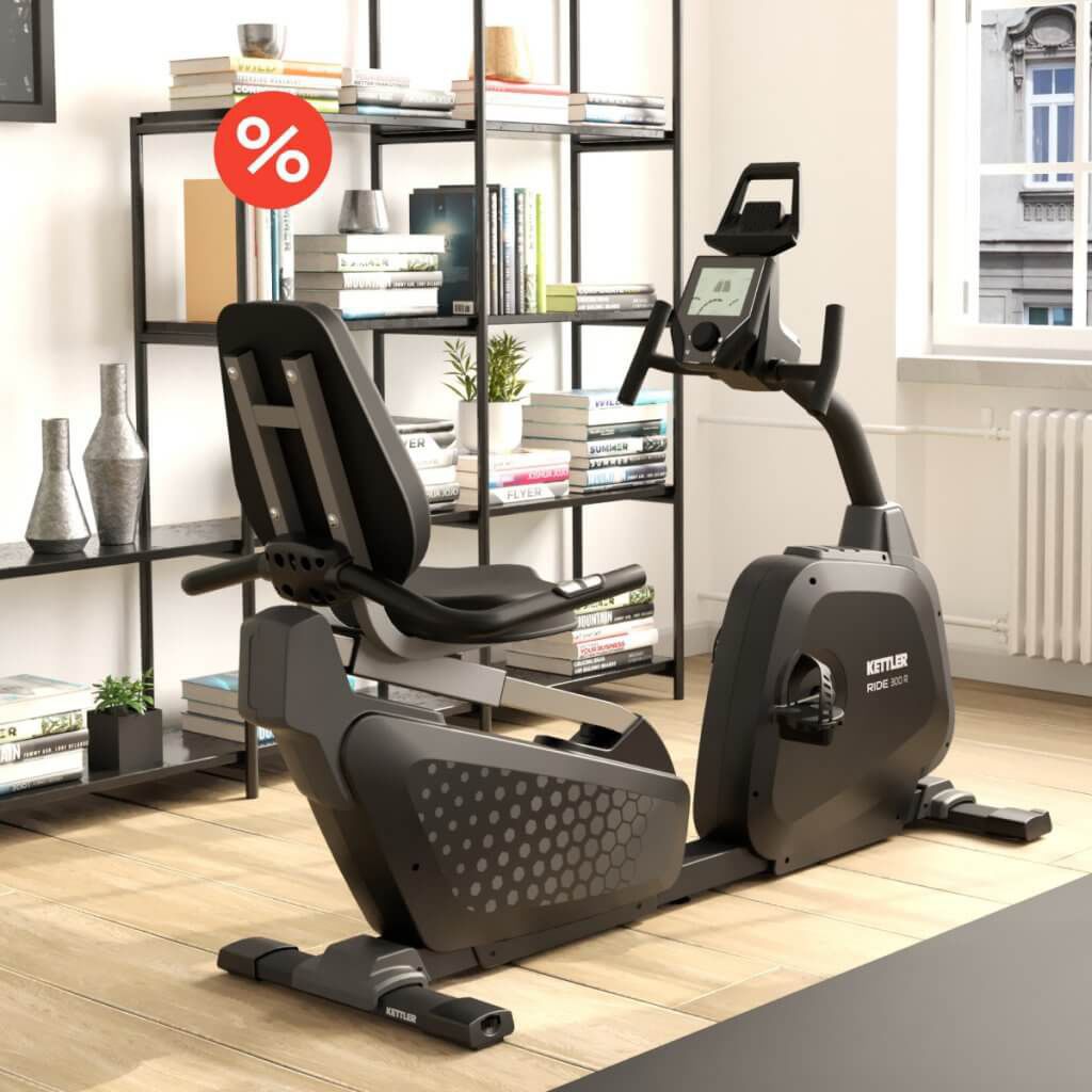 Semi-recumbent ergometer exercise bike - RIDE 300 R - Kettler