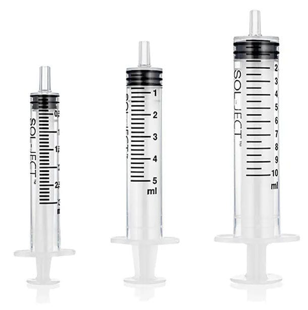 Hypodermic syringe - Sol-Ject™ - SOL-Millennium - 10 ml / 5 ml / 20 ml