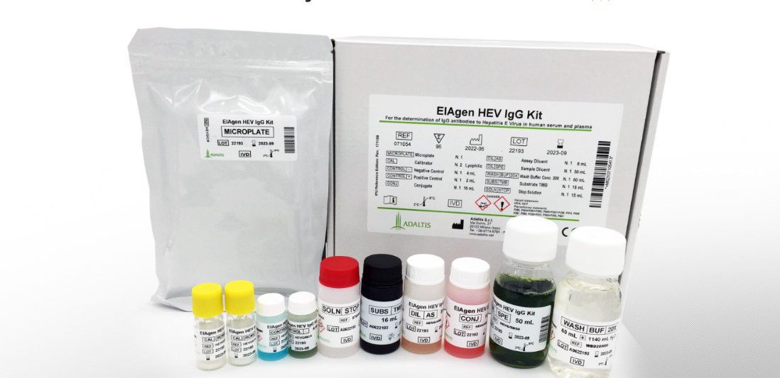 Hepatitis E test kit - EIAgen - ADALTIS - IgG / blood / plasma