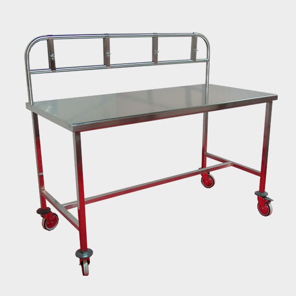 Instrument trolley - Rinox S.r.l. - stainless steel / mobile