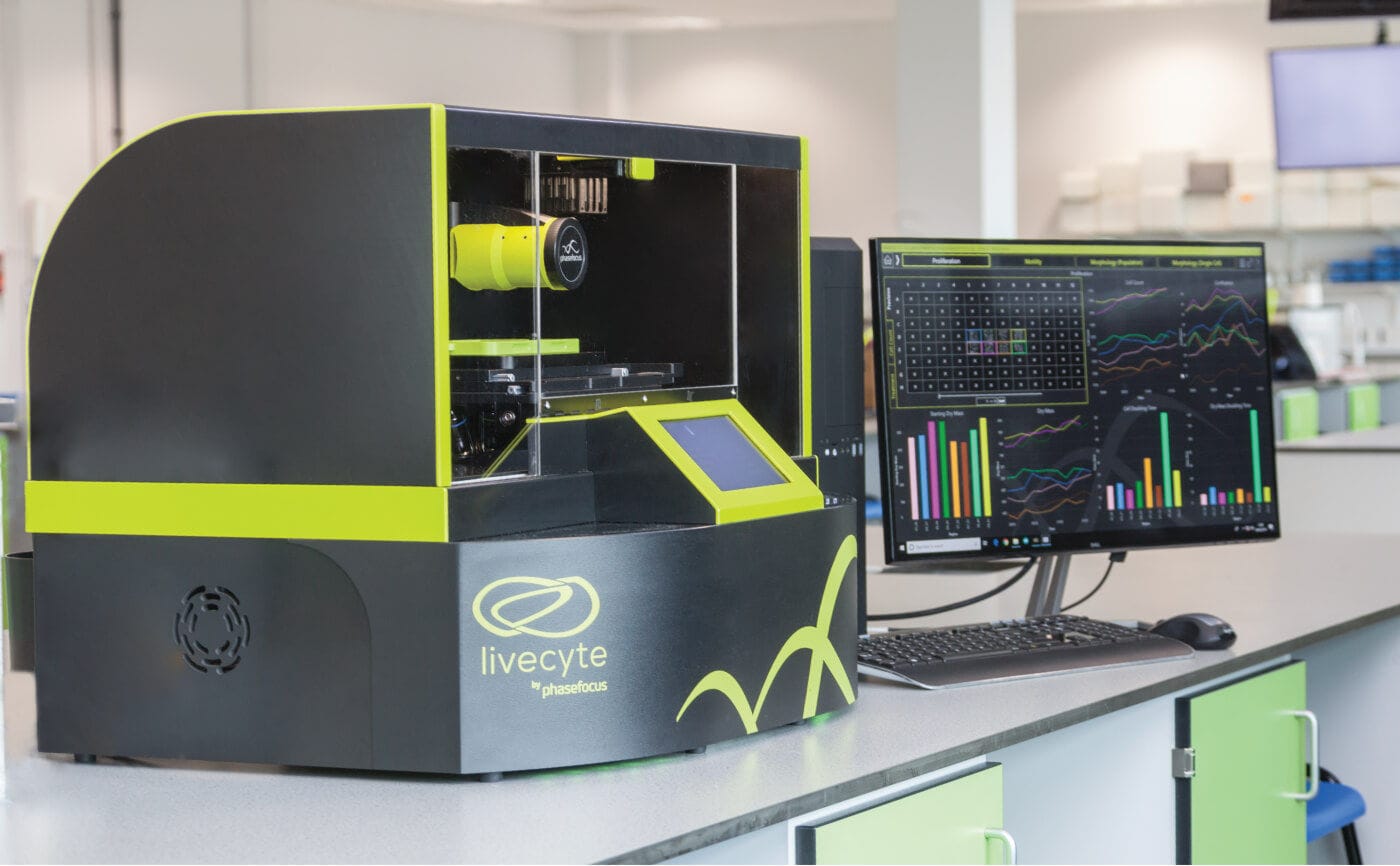 Automated cell imaging system - Livecyte® - Phasefocus - laboratory ...