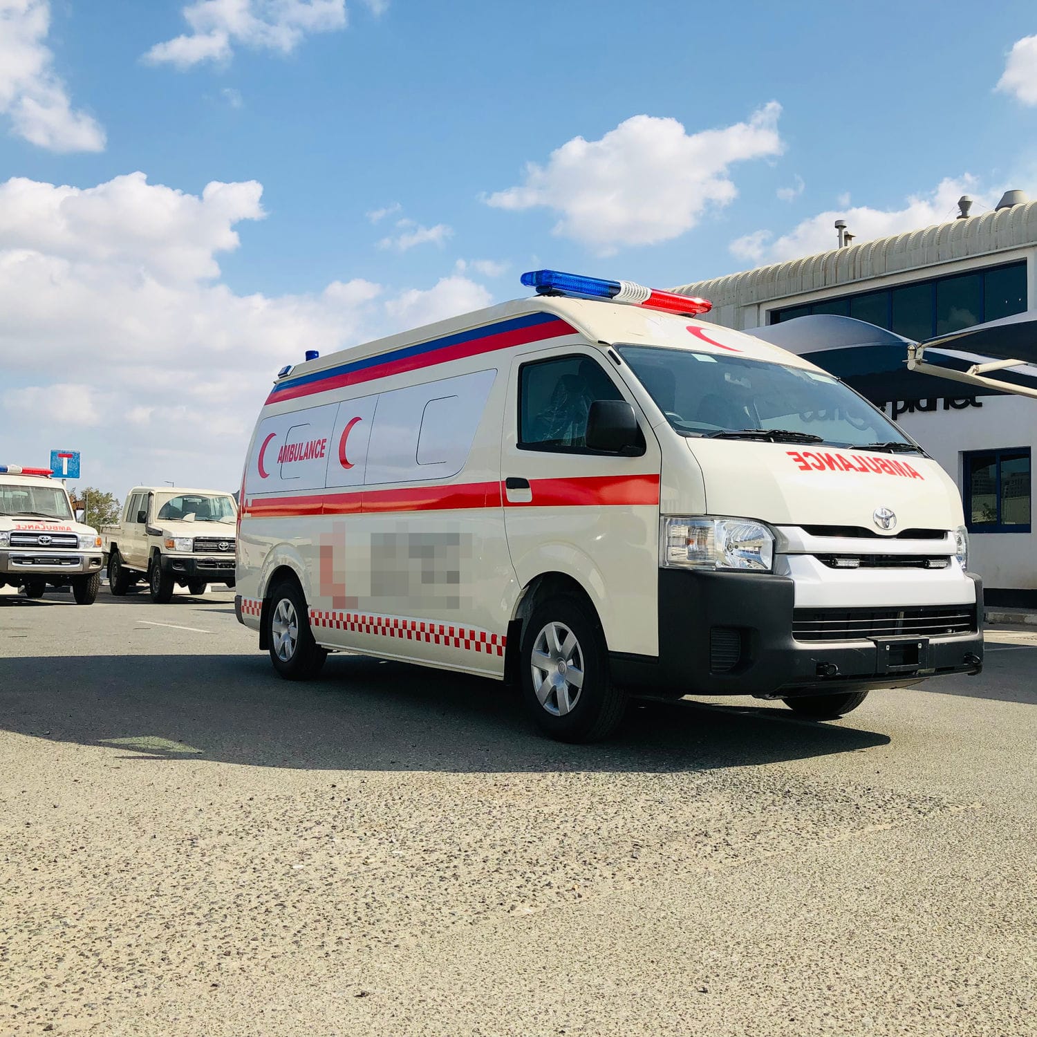 Van ambulance - Toyota Hiace - Monstro Hard FZCO - type A / diesel / manual