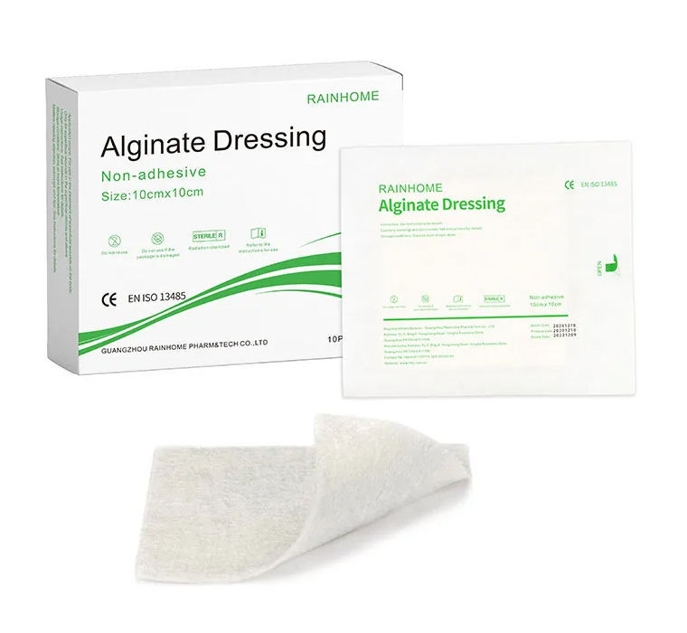 Alginate wound dressing - Guangzhou Rainhome Pharm & Tech - sterile