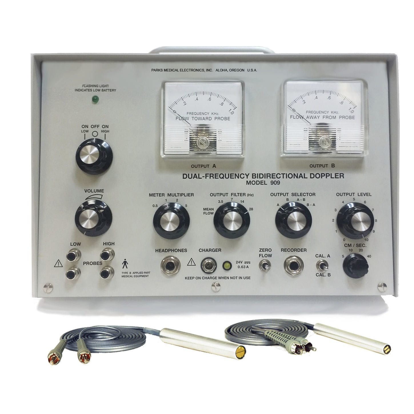 Table doppler - 909 - Parks Medical Electronics