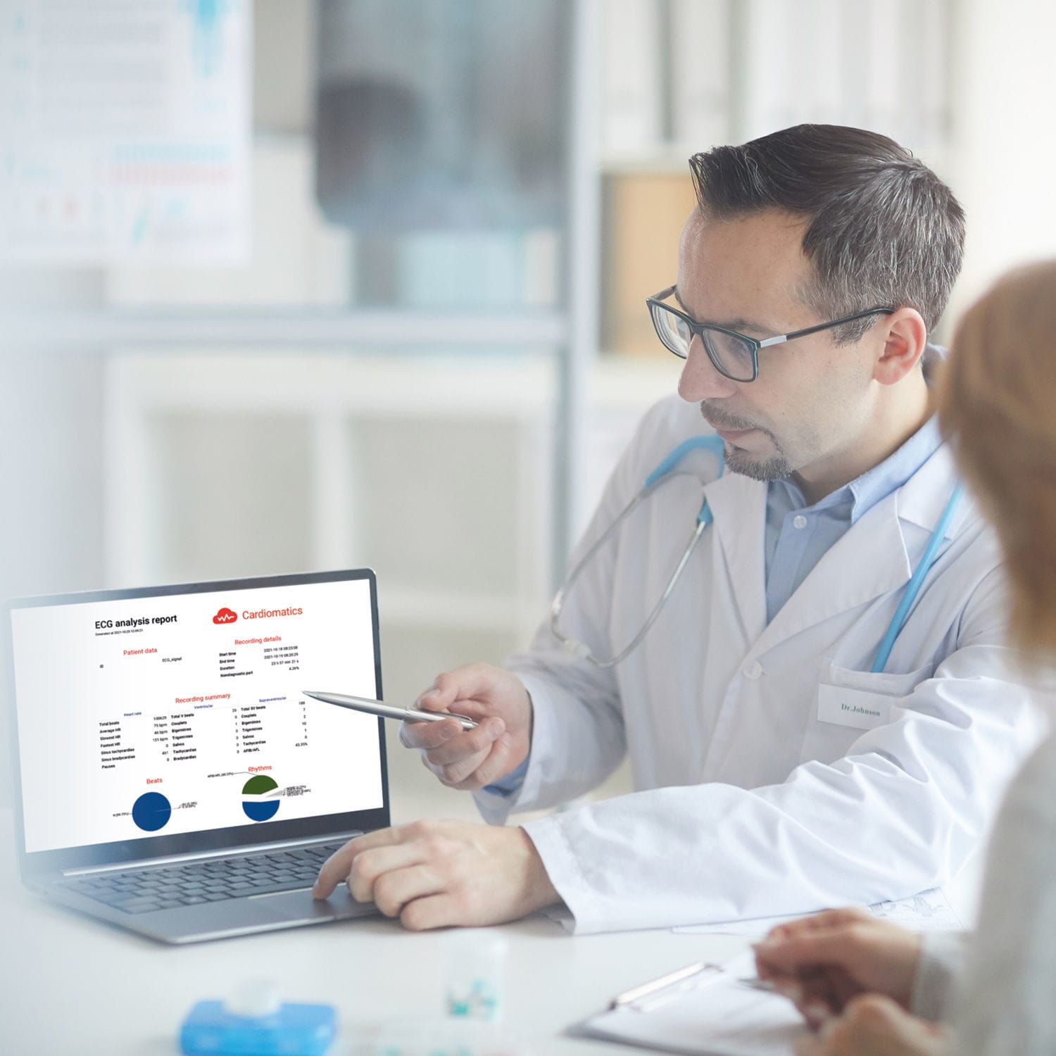 ECG software - Cardiomatics - analysis / reporting / diagnostic