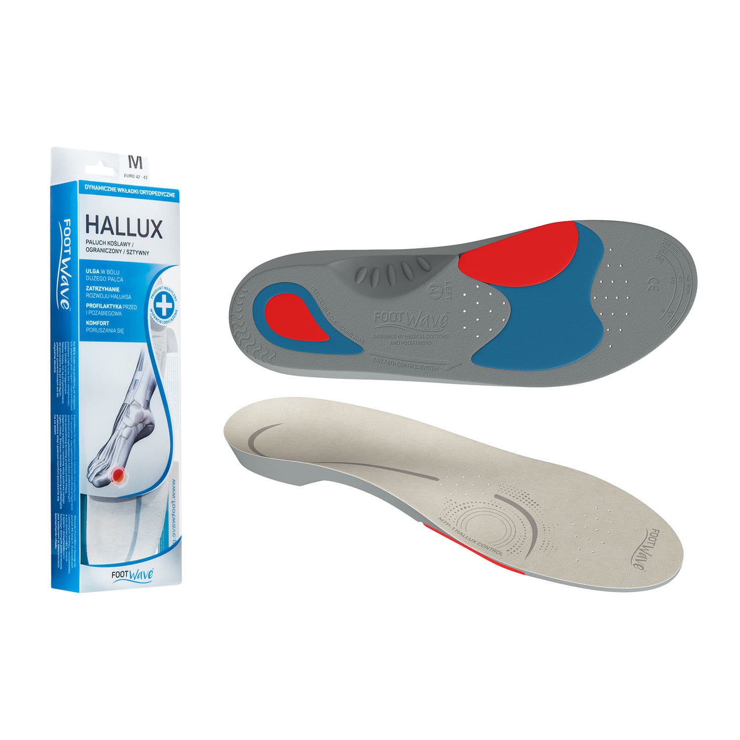 Orthopedic insole with heel pad - FootWave™ HALLUX - FootWave™ - with ...