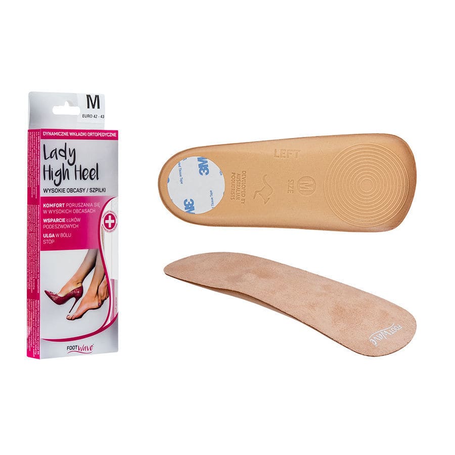 3/4 length orthopedic insole with heel pad - FootWave™ - adult