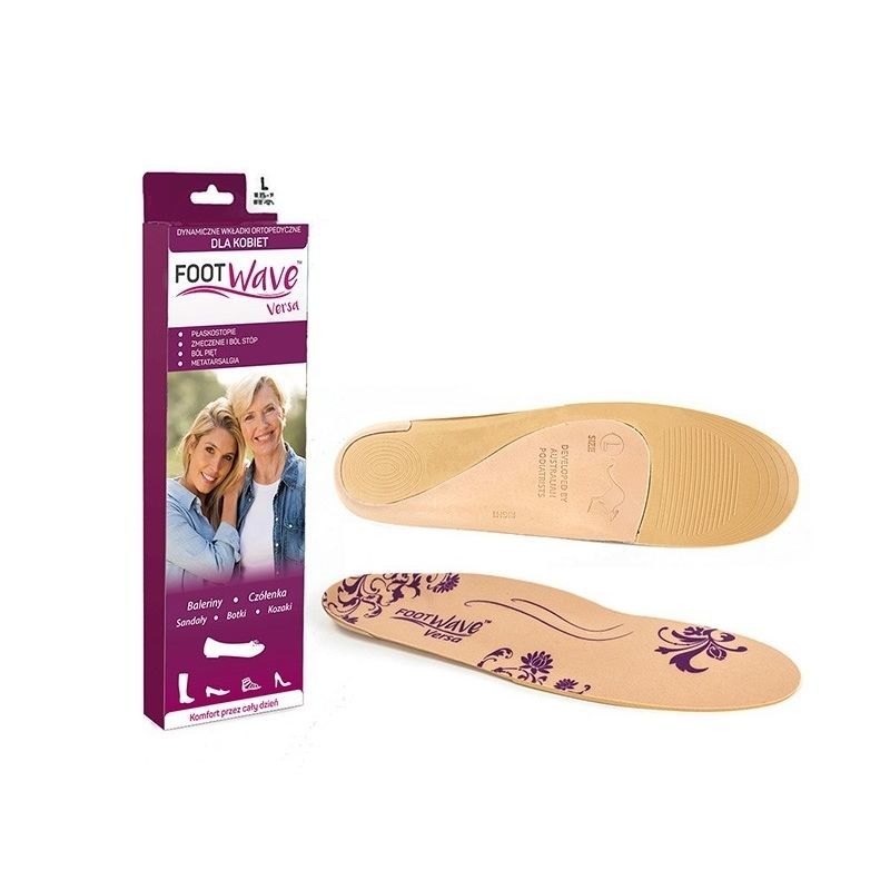 Orthopedic insole with longitudinal arch pad - VERSA - FootWave™ - for ...