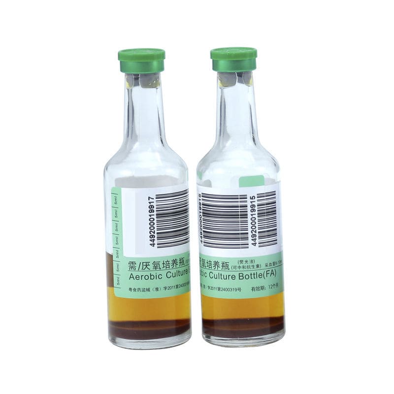 Blood culture bottle - FFA-01 - ZHUHAI MEIHUA MEDICAL TECHONOLOGY CO. LTD.