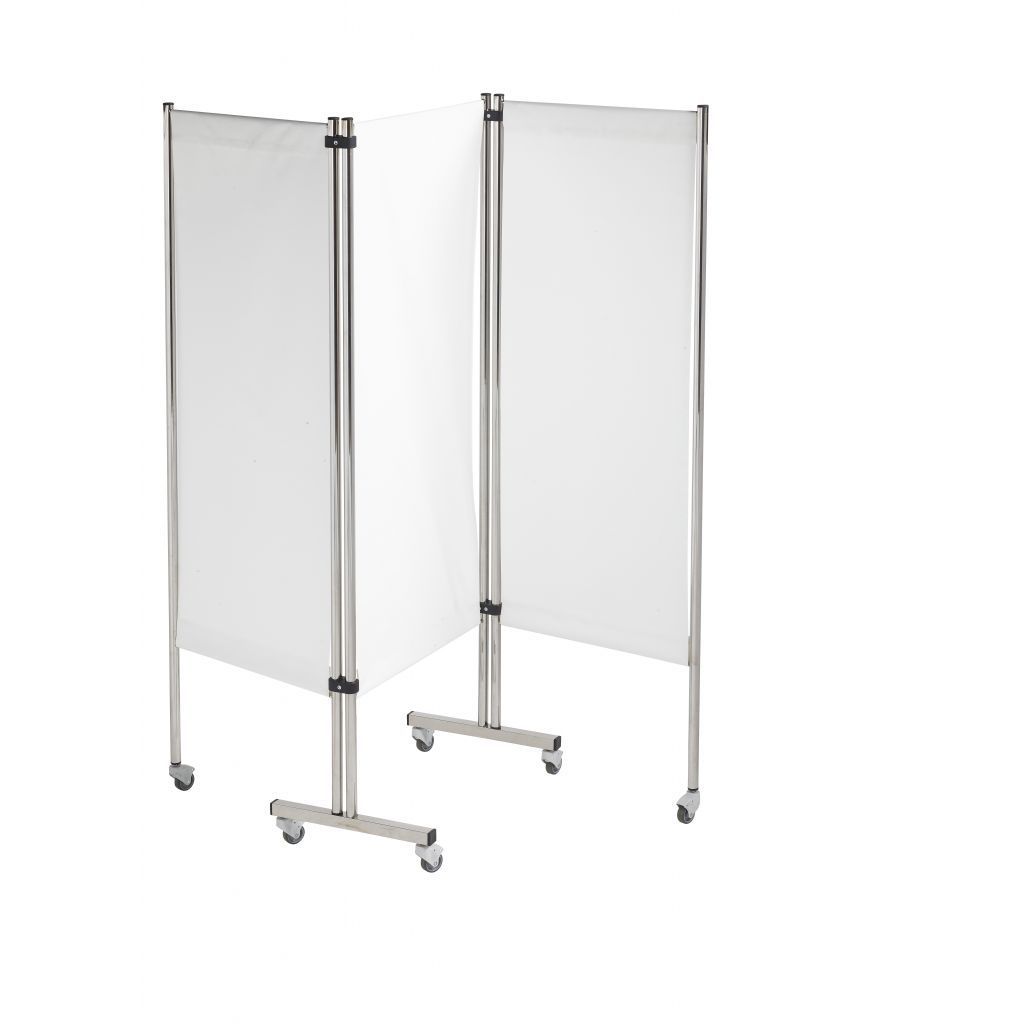 Folding hospital screen - 8330 - TOURINOX - 3-panel / hospital room ...