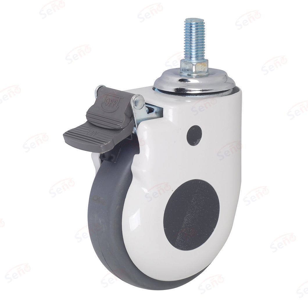 Hospital bed wheel - HB01-02D-100TPR-G - Zhongshan Seño Casters and ...