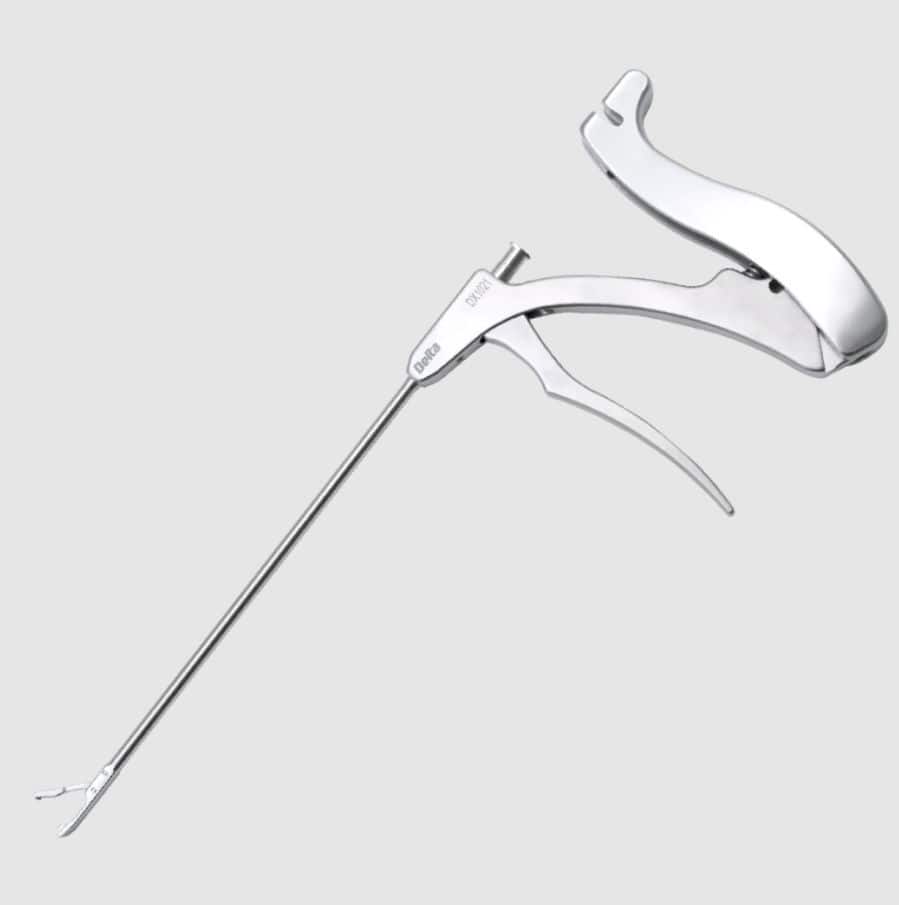 Arthroscopy forceps - Rhino™ - Beijing Delta Medical - suture / bent