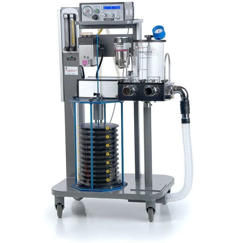 Pediatric anesthesia workstation - 2800C - Mallard Medical - trolley ...