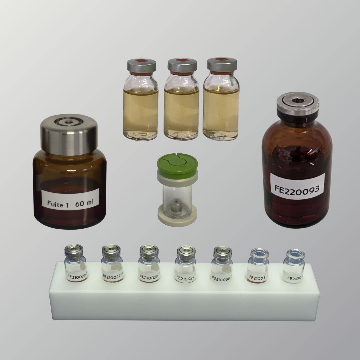 Laboratory bottle - ASC Instrument - positive control