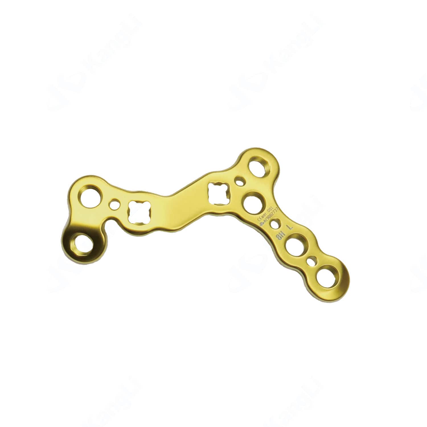 Calcaneus compression plate - VA - Kangli Medical - locking / titanium