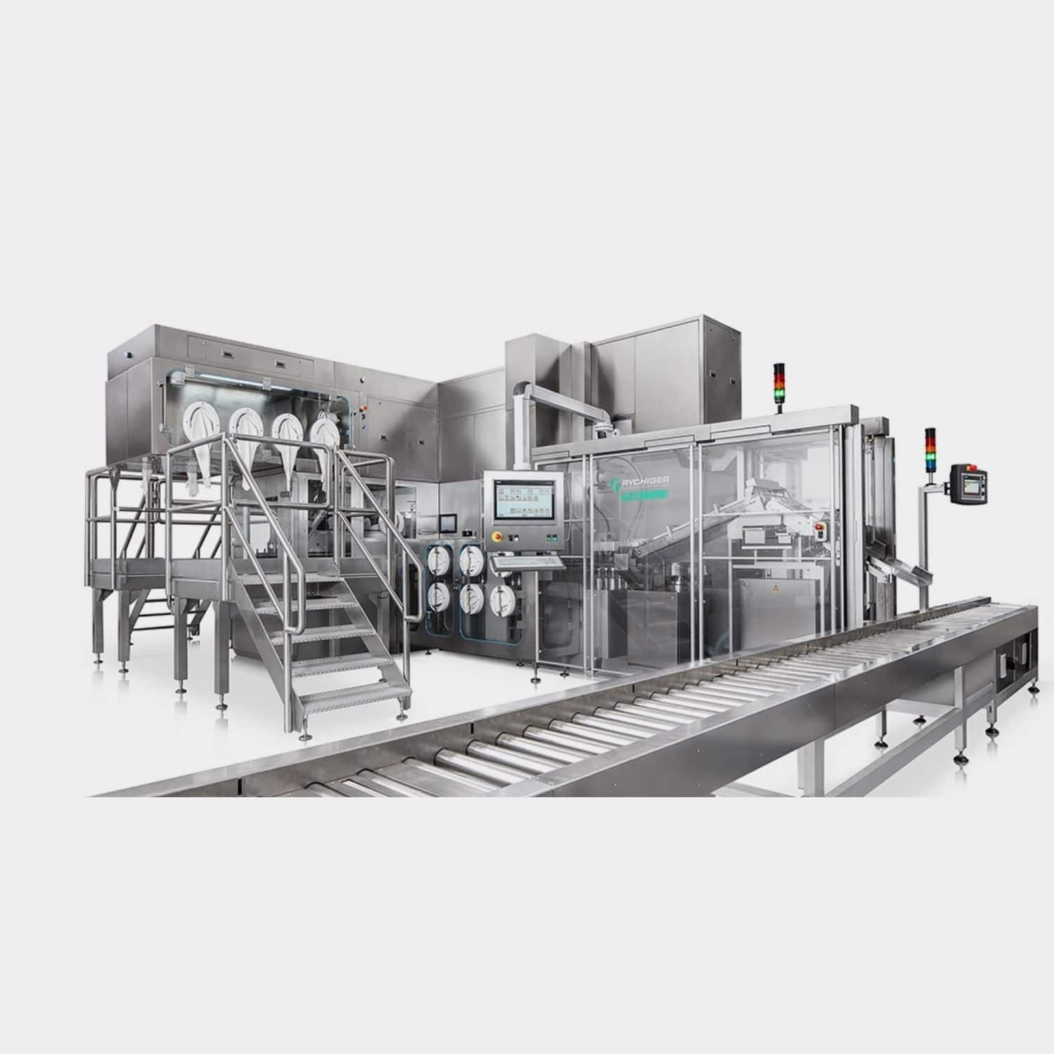 Filling and sealing machine for the pharmaceutical industry - FS 340 ...