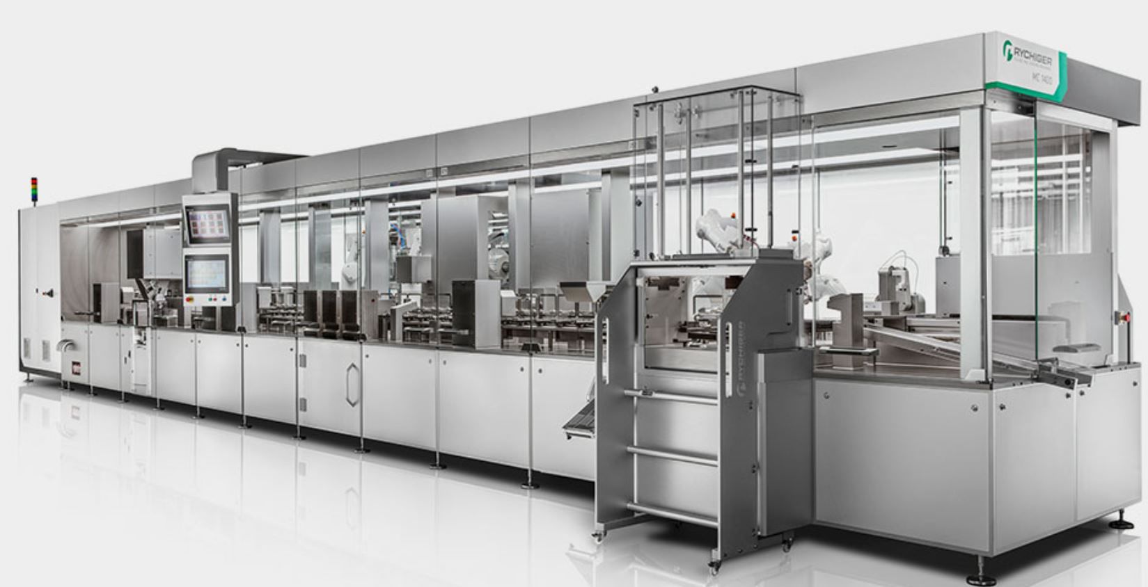 Filling and sealing machine for the pharmaceutical industry - MC 1400 - Rychiger