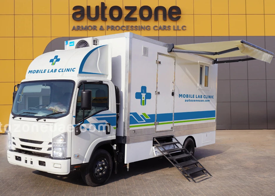Laboratory mobile health vehicle - Isuzu NPR 75 - AUTO ZONE ARMOR AND ...