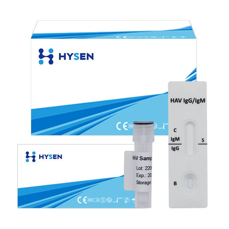 Rapid hepatitis A test - HYSEN HANGZHOU BIOTECH - IgM / HAV / serum