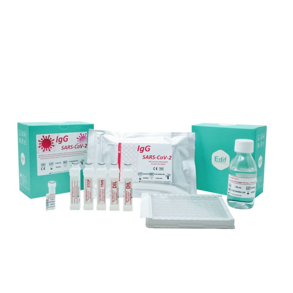Infectious disease test kit - Edif Instruments S.r.l. - immunity / IgG ...